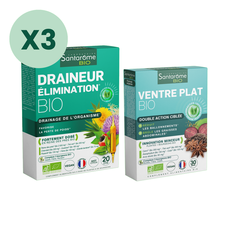 Slimming Pack - Elimination drainer / Flat stomach | Santarome