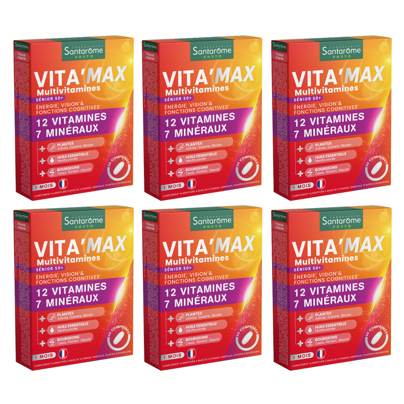 Buy Vita'Max Sénior - 30 tablets I Made in France | Santarome